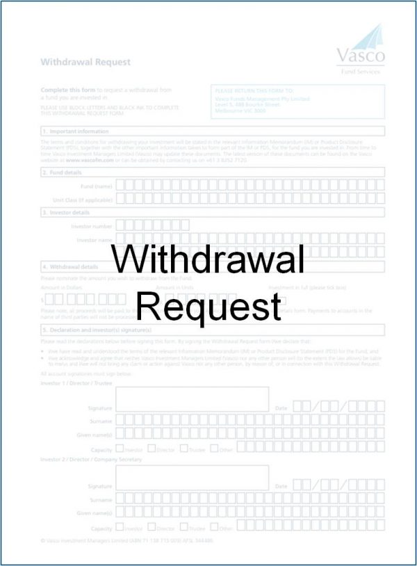 Forms – Vasco Trustees